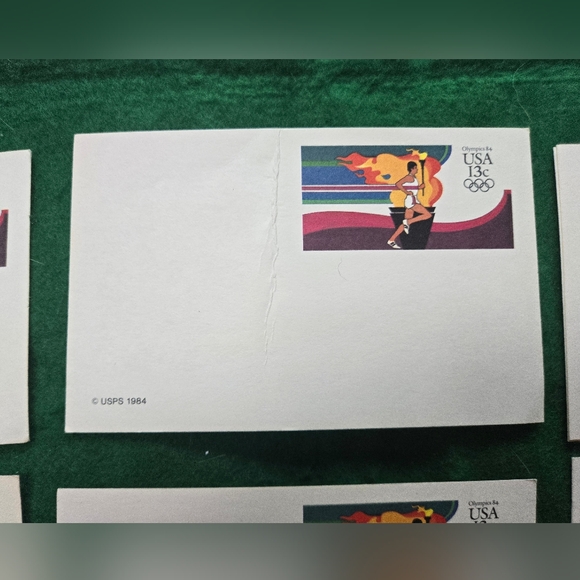 USPS Prepaid Postcards | Office | 2 Usa 1984 Olympic Runner Usps ...